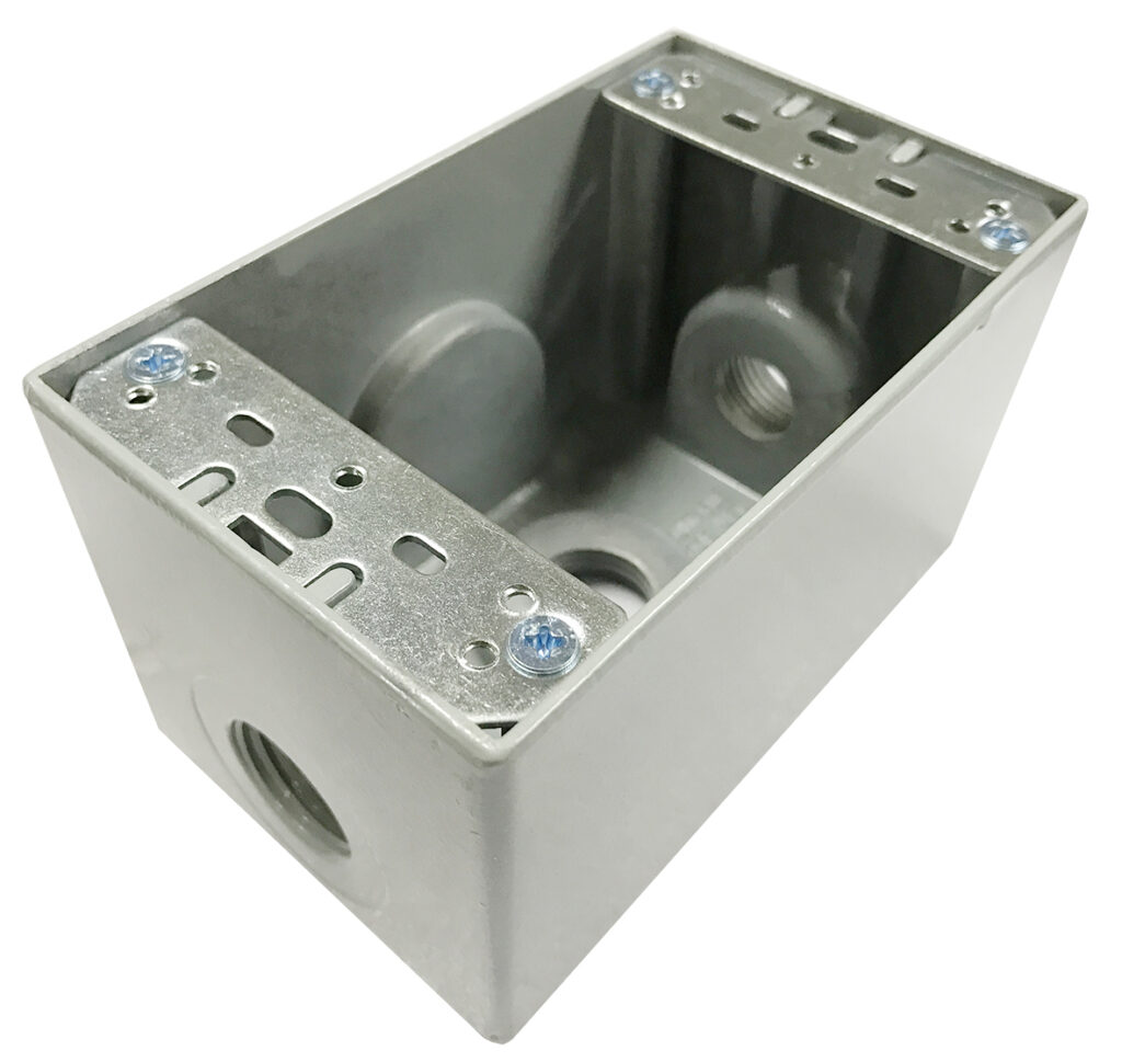 SINGLE GANG 2″ DEEP WEATHERPROOF BOX – All Electrical Products